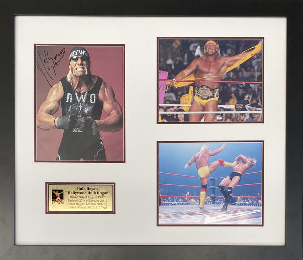 'Hollywood' Hulk Hogan Personally Signed Photograph Tribute, Iconic Pr ...