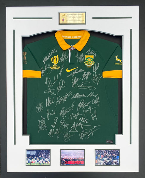 Springboks South Africa 2023 Rugby World Cup Team Signed Jersey ...