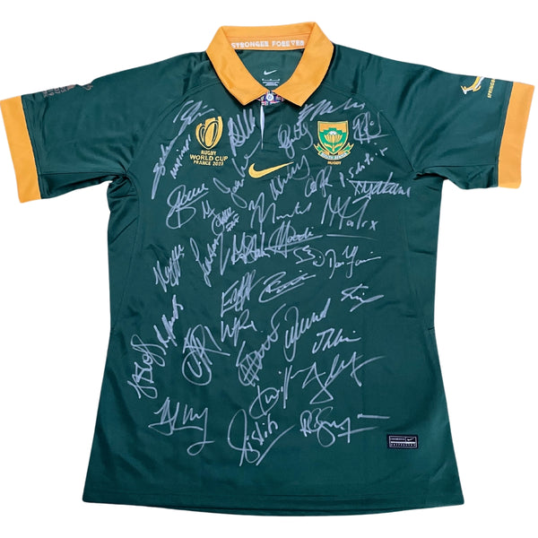 Springboks South Africa 2023 Rugby World Cup Team Signed Jersey ...