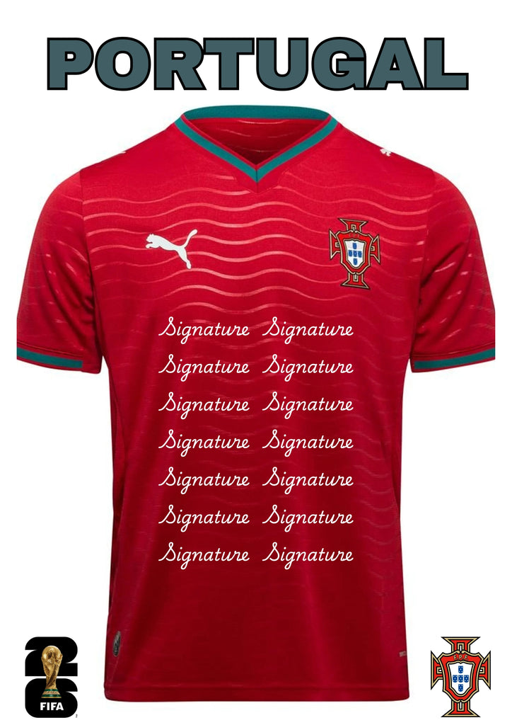 Portugal 2026 FIFA World Cup Team Signed Jersey - PRE ORDER – Sports Online