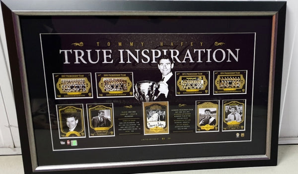 Tommy Hafey, Richmond Legend, Personally Signed "True Inspiration", Fr ...